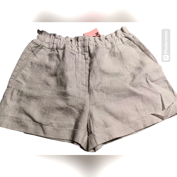 Leyden | Shorts | Ley Den Linen Shorts Nwt | Poshmark